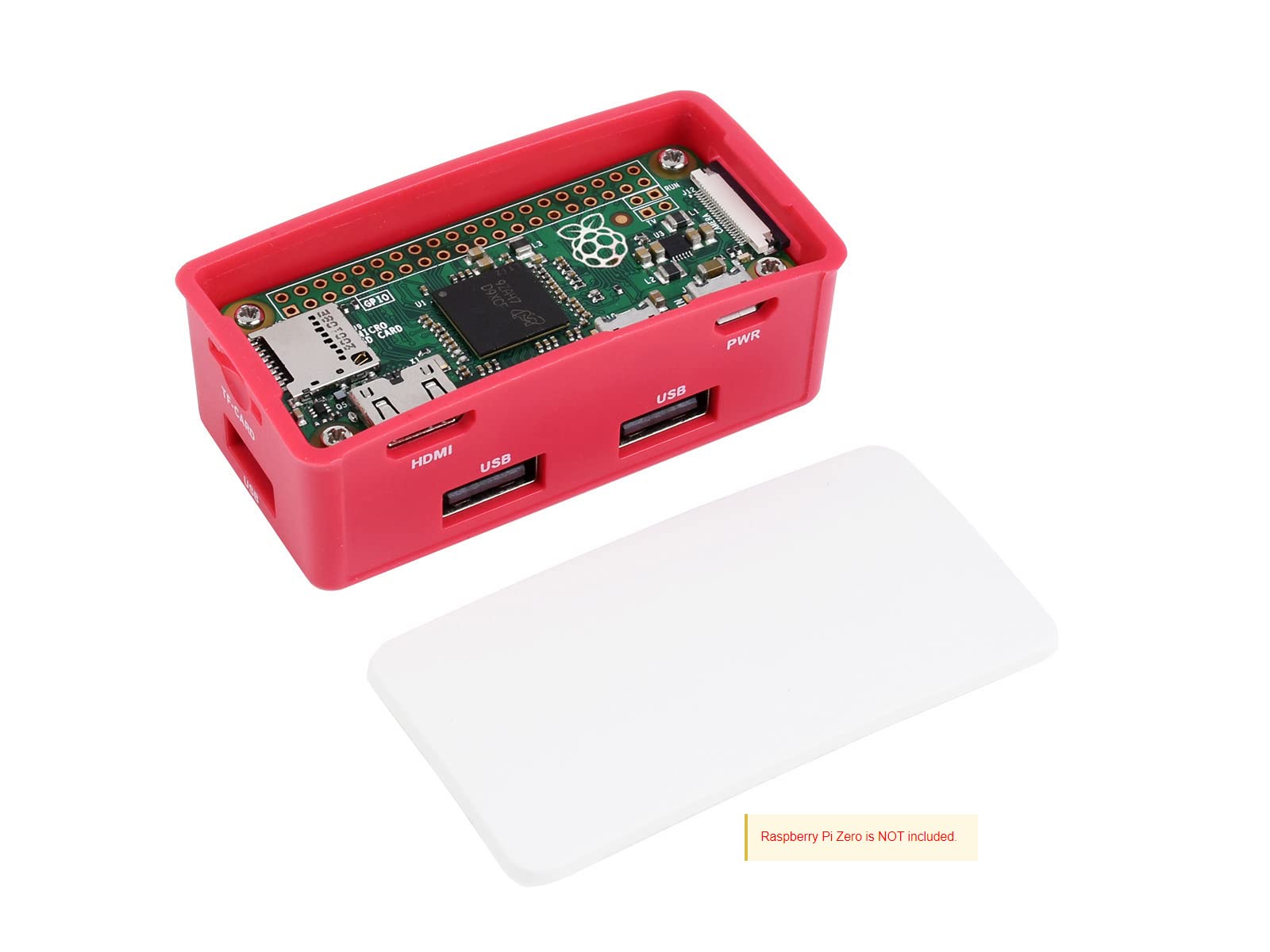Waveshare USB HUB Box for Raspberry Pi Zero Series 4X USB 2.0 Ports Suitable for Raspberry Pi Zero Series