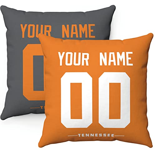 ANTKING Tennessee Throw Pillow Custom Any Name and Number for Men Women Boy Gift