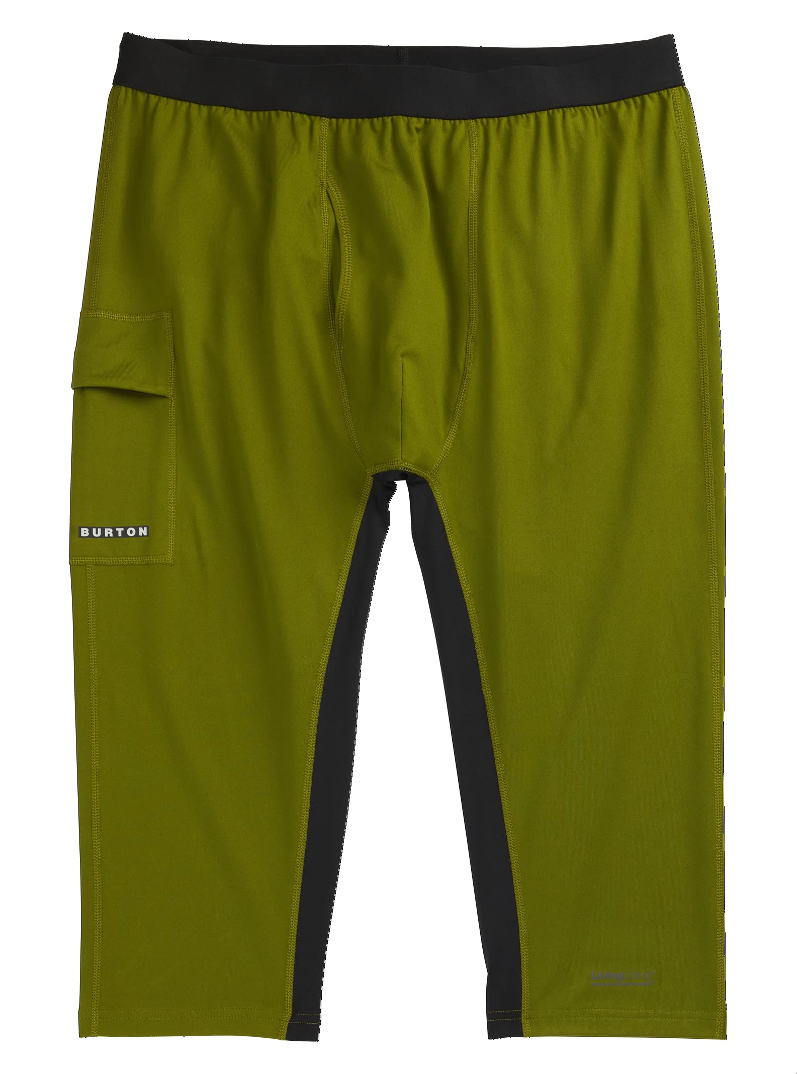 Burton Men's Standard Midweight X Base Layer Three-Quarter Boot Pants, Calla Green, Large