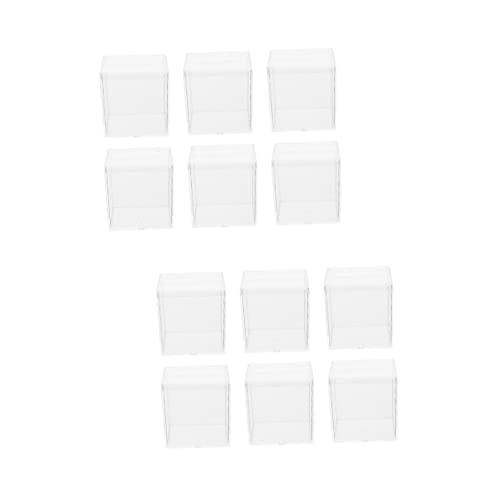 Alipis 12 Pcs Square Transparent Gift Box Multifunction Candy Stand