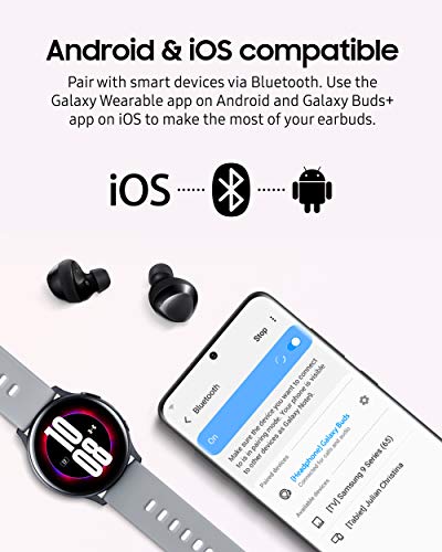 Samsung Galaxy Buds+ True Wireless Earbud Headphones - Black (Renewed)