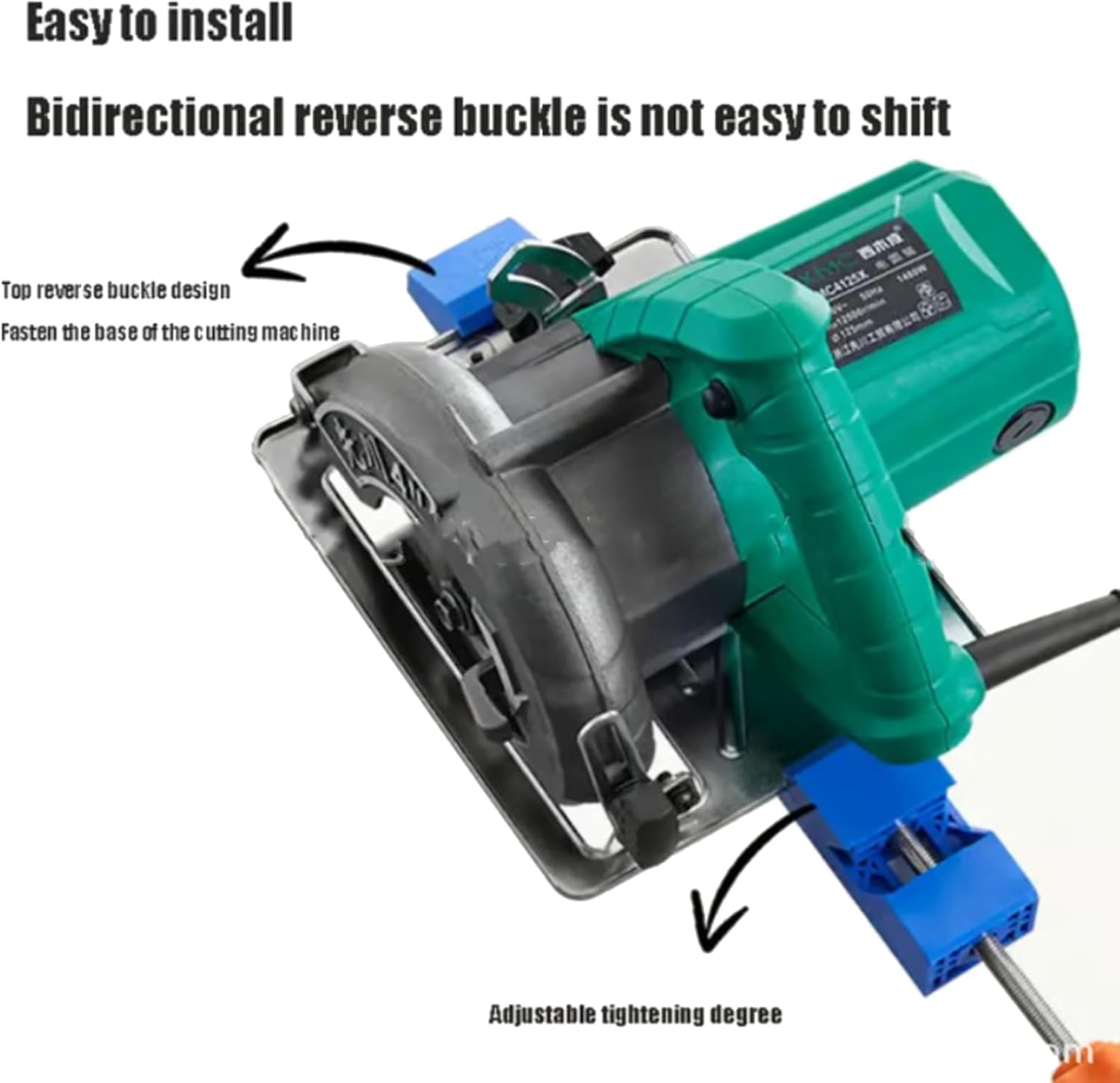 Adjustable Cutting Machine Base Guide, Electric Circular Saw Milling Positioning Clamp, Precision Wood Cutting Guide, Woodworking Tools, Specially Designed for Precision Cutting and Milling Tasks (1)
