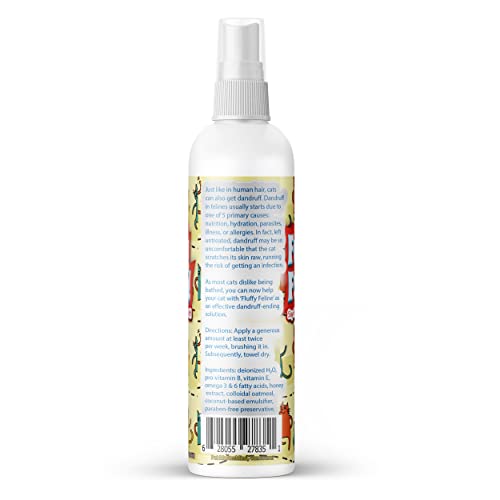 Fluffy Feline Professional Groomer's Choice for Cat Dandruff Care Spray