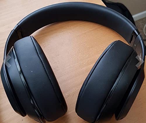 Muigiwi Replacement Studio 2 Ear Pads Memory Foam Ear Cushions Compatible with Studio2.0 / Studio3.0 Wireless/Wired Over Ear Headphones Earpads (Black)