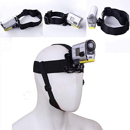 Multi-Function Adjustable Belt Cellphone Selfie Head Mount Strap for Sony Action Cam/Gopro Hero/Cell Phone/iPhone 14 13 12 11 Pro Max XR XS Max X/Samsung LG Huawei