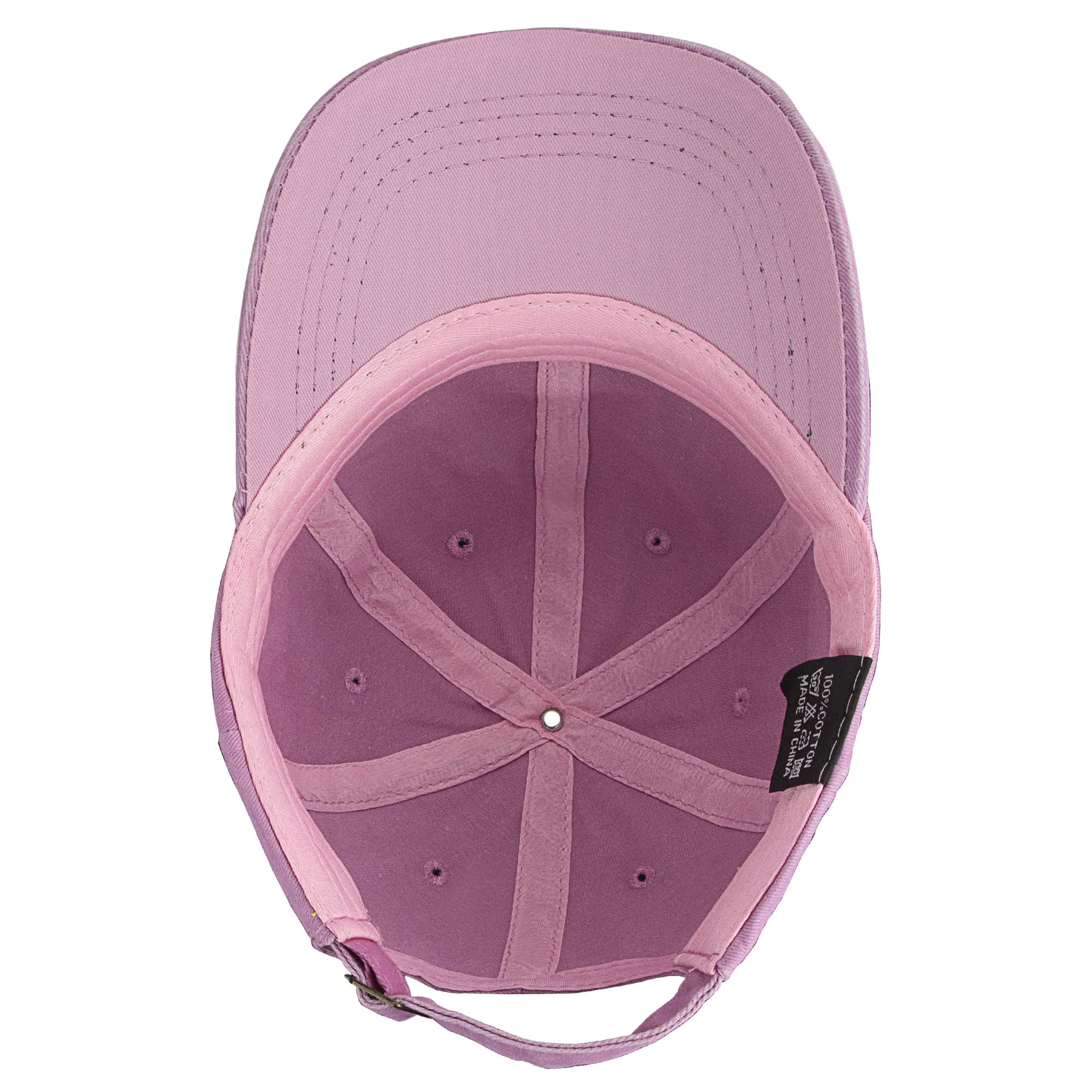 Kids Baby Girls Hat Washed Baseball Cap Cotton Solid Sun Hats for Children Fit for 2-7 Years