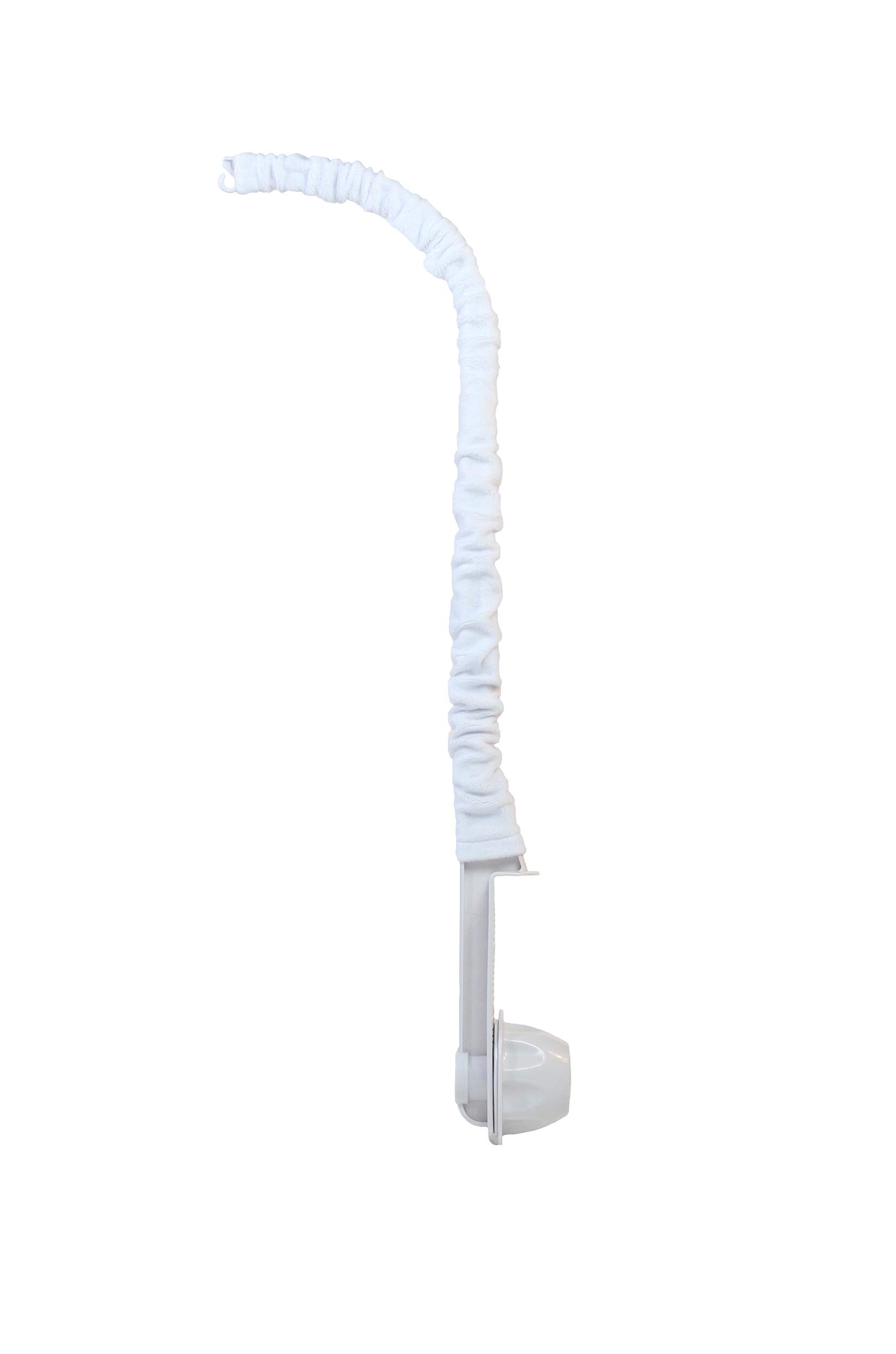 Fabric Cover for Crib Mobile Arm 39.5 Inches DIY Baby Mobile, Many Colors (White)