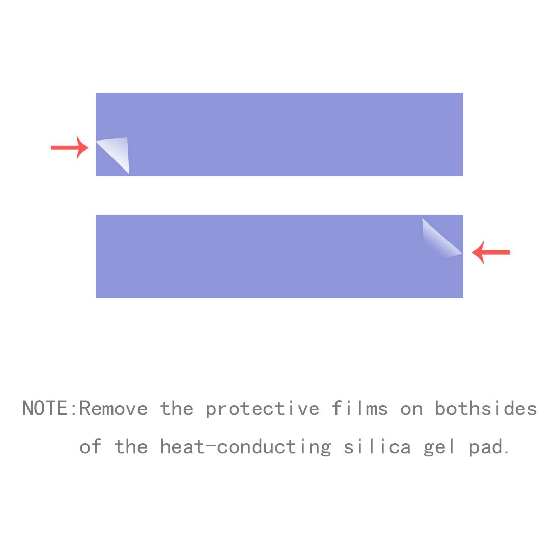 SGTKJSJS m.2 Thermal pad, 70x20x1.5mm for Pcie M.2 2280 SSD NVMe Heatsinks (2PCS Pack)…
