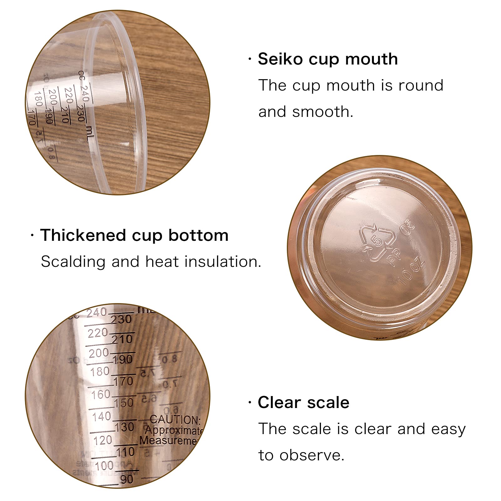 80pcs 8oz Disposable Epoxy Resin Mixing Cups, Clear Plastic Disposable Measuring Cups for Mixing Paint, Pigments, Epoxy Resins, Mixing Cups for Baking(80 Stirring Sticks Included)
