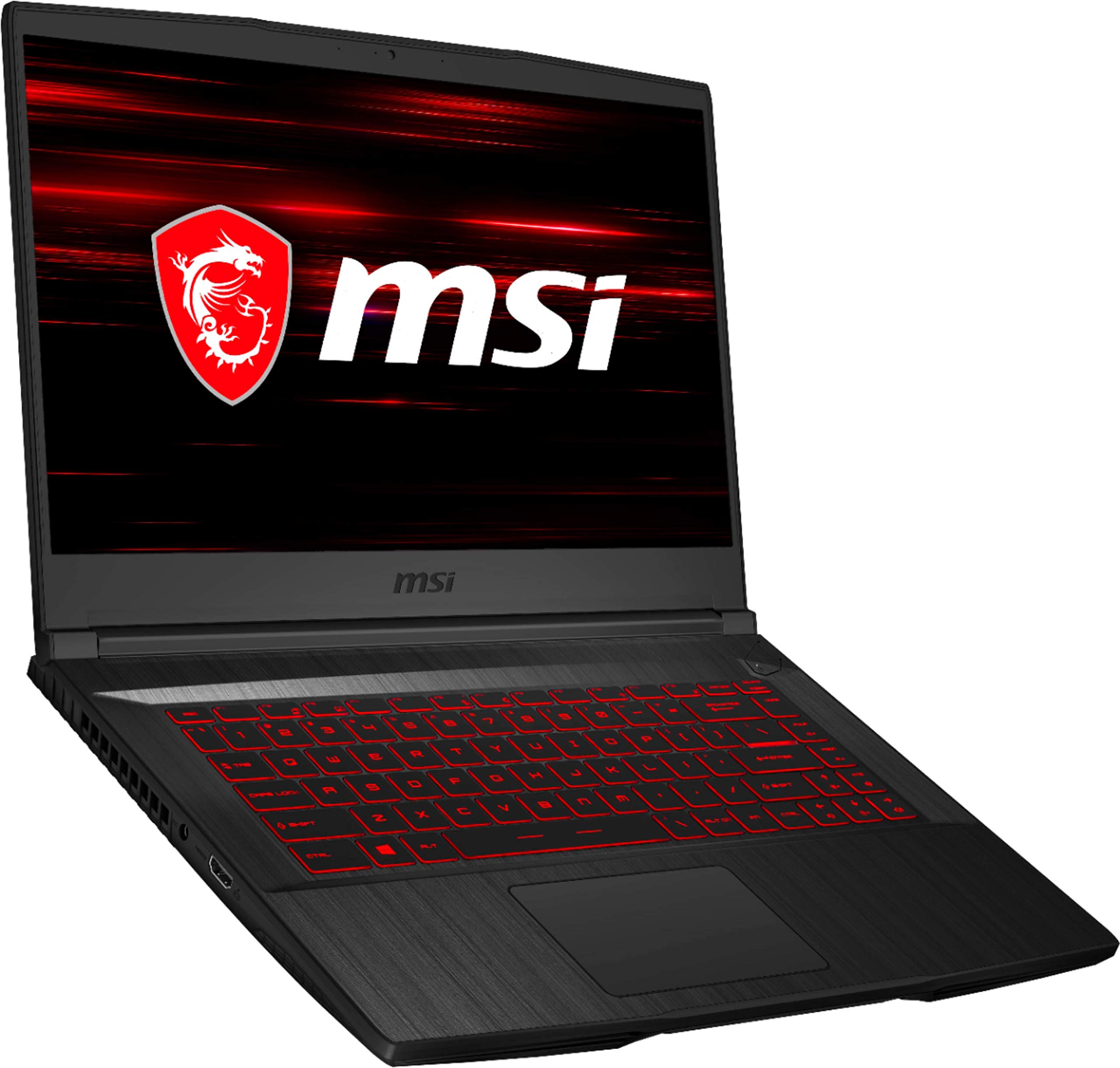 MSI GF65 Thin 9SD-1028 Gaming Laptop 15.6" IPS 144Hz Intel Core i7-9750H 8GB 512GB SSD GTX 1660Ti 6G Video Memory 720p Webcam Win10