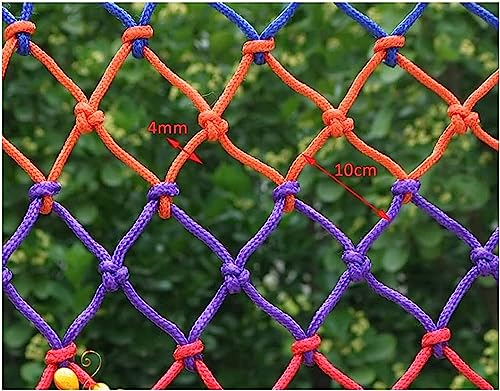 EkiDaz HXRW Rope Net Protective Rope Netting Safety Net Outdoor Climbing Net for Kids Anti-Fall Net for Treehouse Playground Playground Sets for Backyards (Size : 2 * 5m(6.6 * 15.15ft))