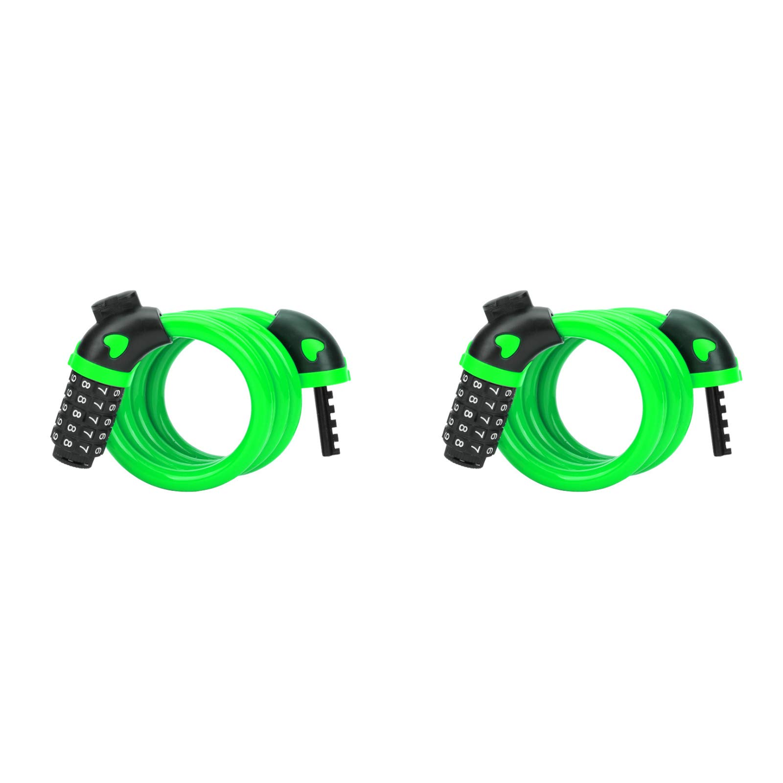 2Pcs Electric Car Cable Lock Mountain Bike Lock Password Chain Lock Electric Motorcycle Lock