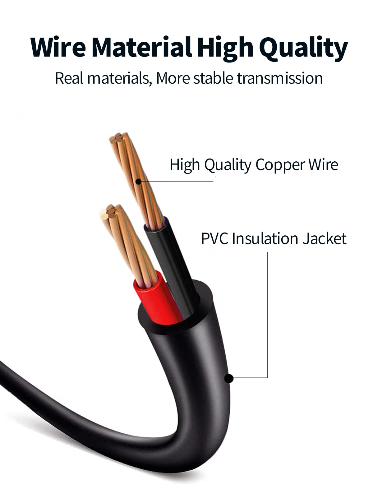 Tonton Power Extension Cable 33ft 10M 2.1mm x 5.5mm Compatible with 12V DC Adapter Cord for CCTV Security Camera IP Camera Standalone DVR