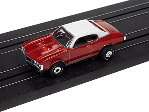Auto World Thunderjet Cars N Coffee 1972 Buick GS (red) HO Scale Slot Car
