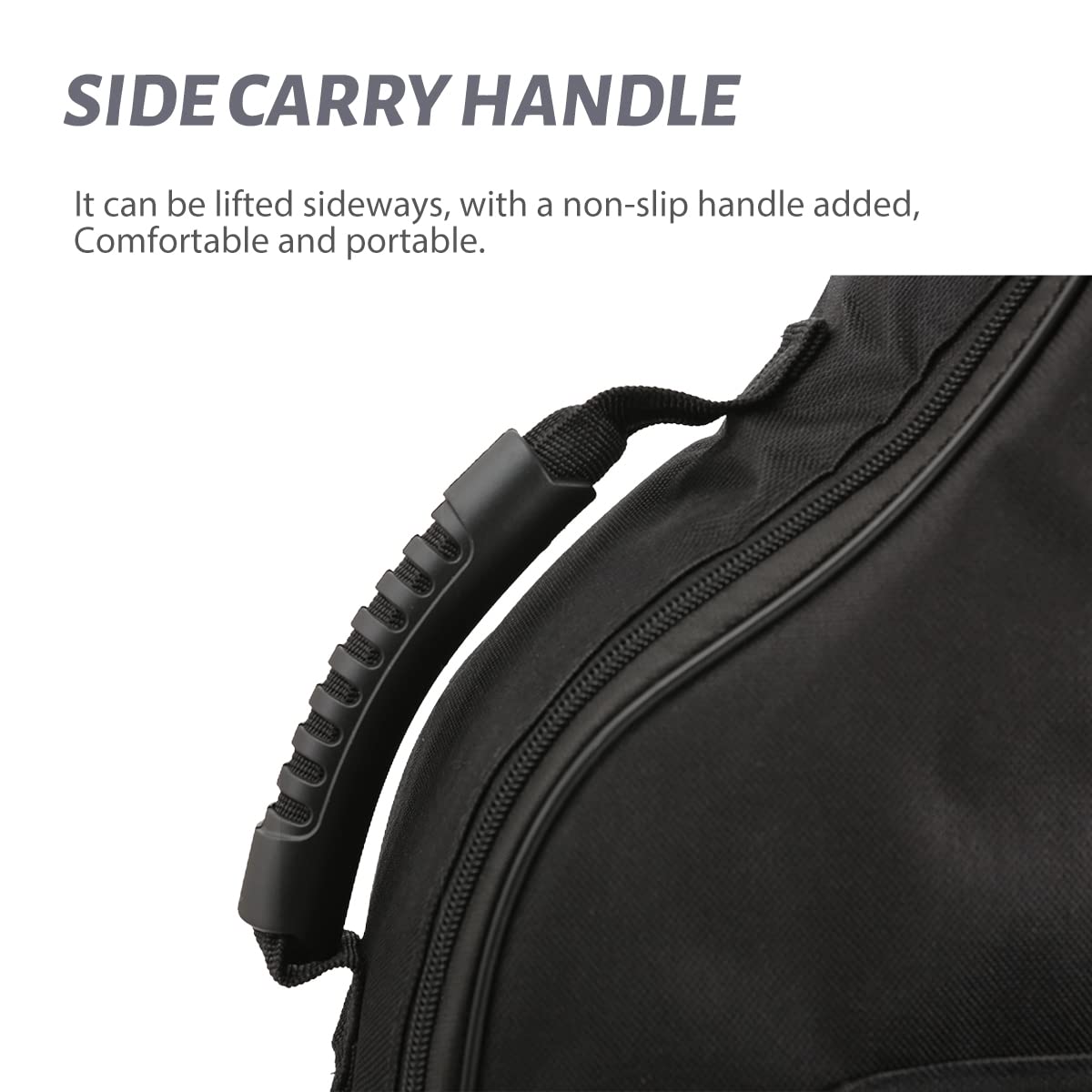 AODSK Acoustic Guitar Gig Bag,0.39Inch Thick Padding,Guitar Bag Adjustable Shoulder Strap,Black-For 40 41inch Acoustic Guitar
