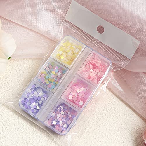 Flowers Glitter Resin Fillings Flakes Sequins Epoxy Resin Mold Fillers for DIY Jewelry Making Nail Art Decors