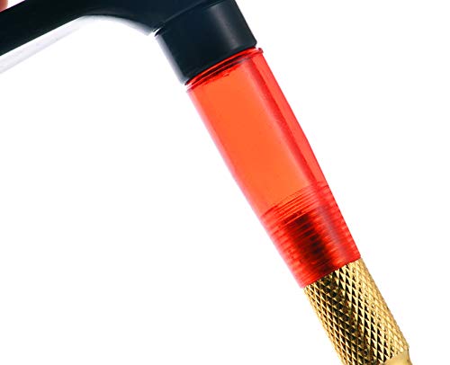 ZUOS Pistol Grip Oil Feed Glass Cutter Tungsten Carbide, Professional Stained Glass Cutting Tool with 2 Replaceable Head and Oil Reservoir- 2mm-12mm