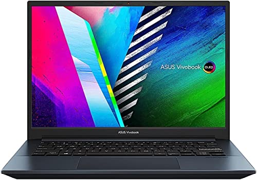 ASUS VivoBook Pro 14" OLED WQXGA 2880x1800 16:10 Laptop, Core i5-11300H, 8GB RAM, 256GB PCIe SSD, WiFi 6, Thunderbolt 4, Color Quiet Blue K3400PA (Renewed)