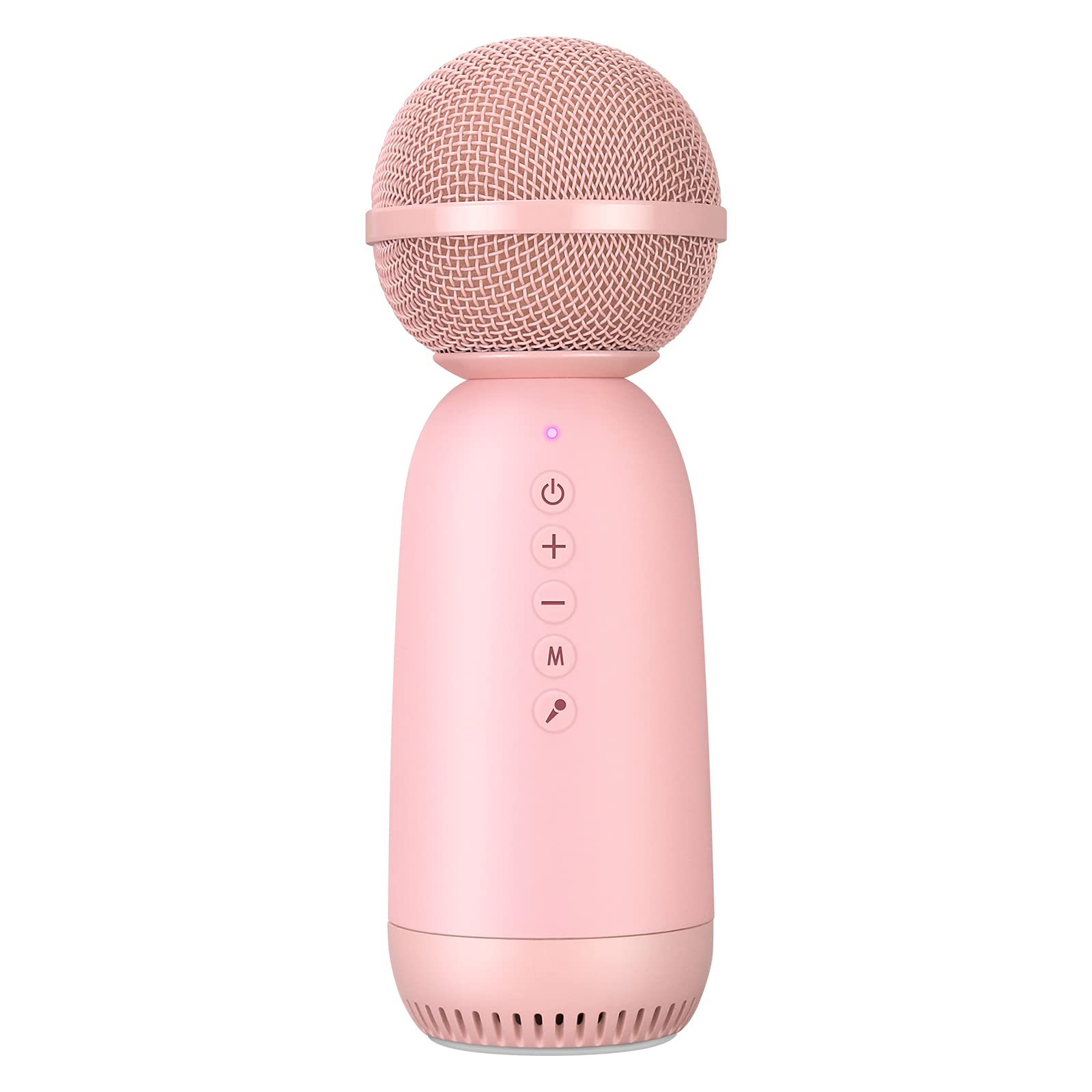 Aokeo Wireless Microphones Bluetooth Speaker, Wireless Karaoke Mic for Kids Children Mic for Singing Portable Karaoke Machine Mic,Home Birthday Party(Pink)