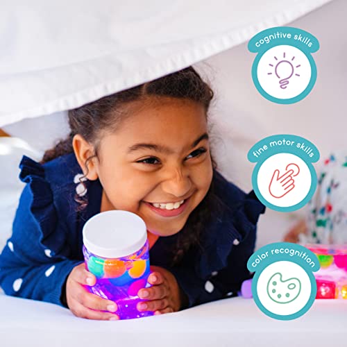 Glo Pals Water-Activated Light-Up Cubes for Sensory Play β 12 Pack