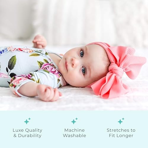 Posh Peanut Footless Baby Girl Pajamas - Viscose from Bamboo Ruffled Baby Sleepers with 2 Way Zipper for Easy Diaper Changes (6-9 Months) Dusk Rose