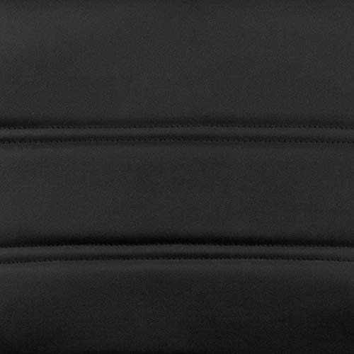Flash Furniture Whitney Mid-Back Desk Chair - Black LeatherSoft Executive Swivel Office Chair with Chrome Frame - Swivel Arm Chair