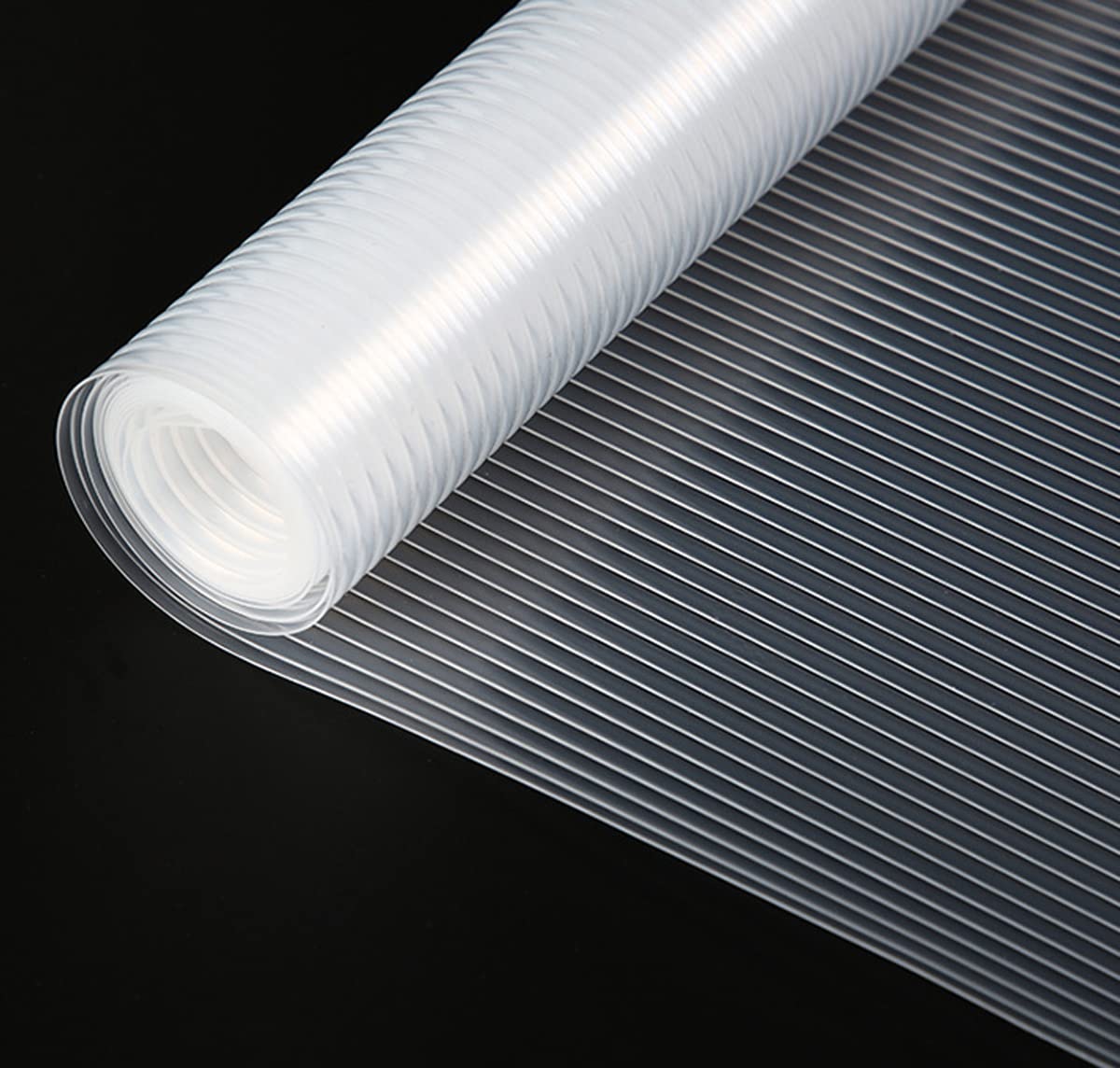 8pcs Refrigerator Liners for Shelves Washable, Fridge Shelf Liners Nonslip, Refrigerator Mats Liner for Glass Shelves, Shinywear Fridge Liners for Freezer Cupboard Cabinet Drawer, Clear