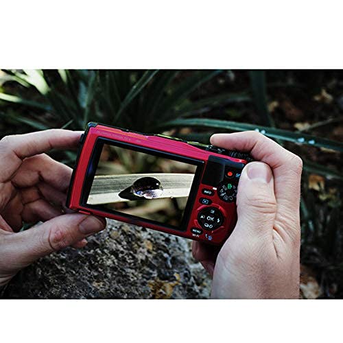OLYMPUS Tough TG-6 Waterproof Camera, Black Tough TG-6 Waterproof Camera, Red Bundle