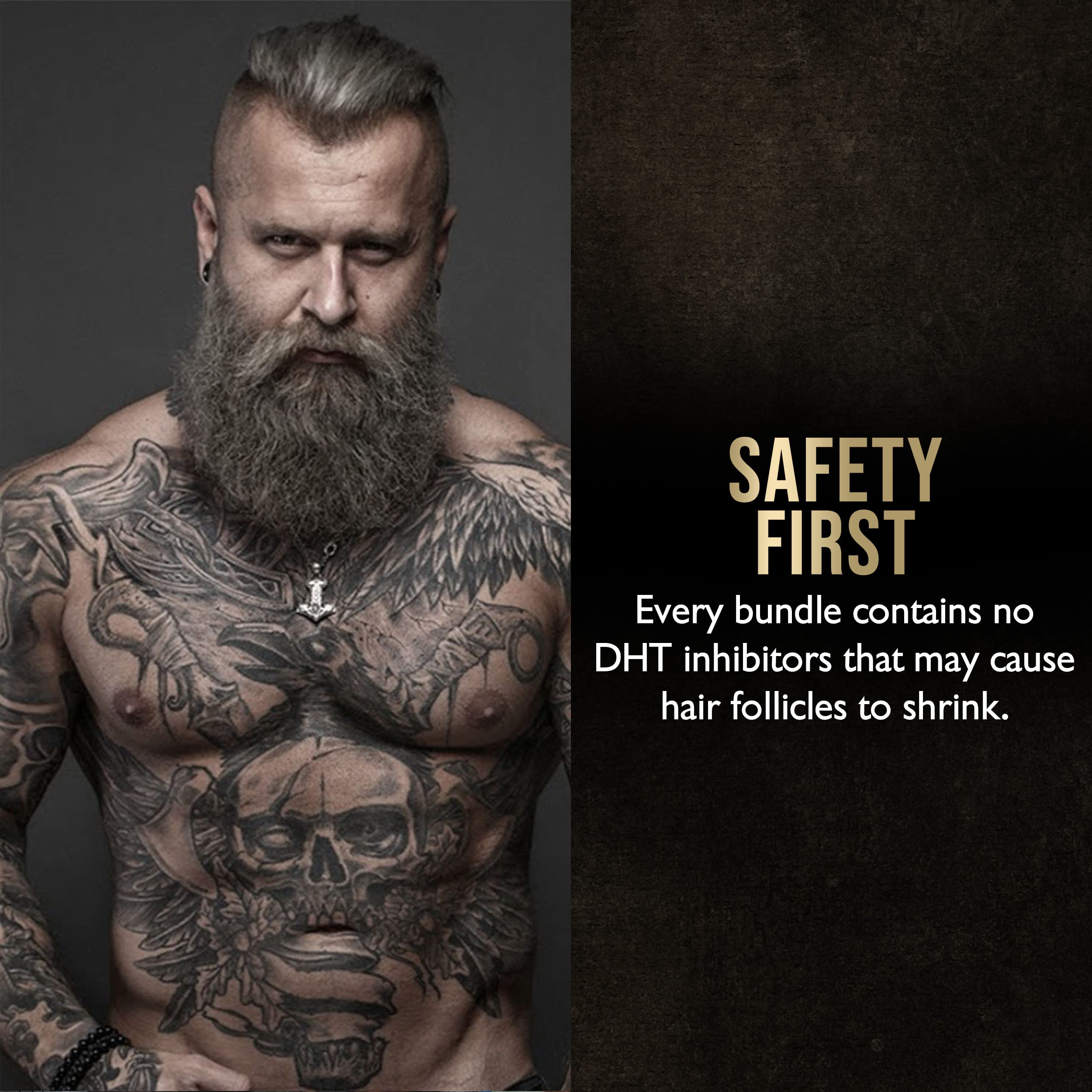 The Beard Struggle - Day Liquid Tonic Beard Oil - Silver Collection (Viking Storm) - Beard Oil for Men - Moisturize, Softens Hair, Reduces Itch - Day Time Beard Growth Oil (1 Fl oz)