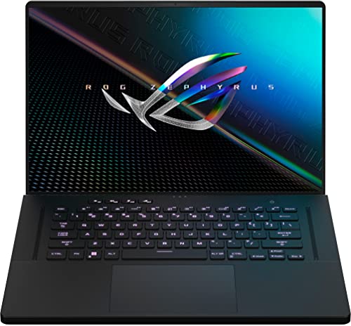 ASUS ROG Zephyrus M16 Gaming Laptop (Intel i7-12700H 14-Core, 40GB DDR5 4800MHz RAM, 2x8TB PCIe SSD RAID 0 (16TB), GeForce RTX 3060, 16.0" 165Hz Win 11 Pro) with DV4K Dock