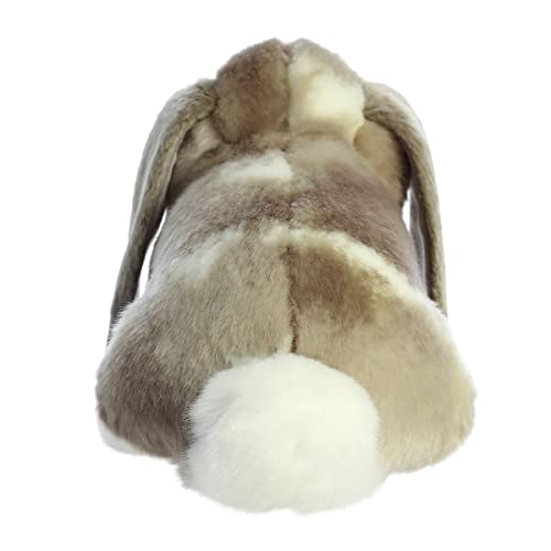 Aurora Miyoni 9" Grey Holland Lop Rabbit Stuffed Toy - Soft & Fluffy Polyester Animal Figure