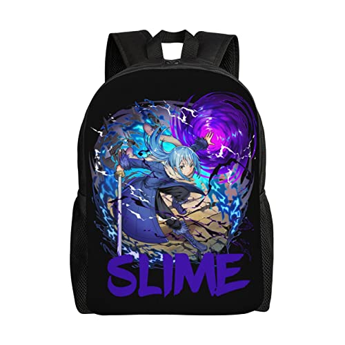 Anime That Time I Got Reincarnated As A Slime Backpack Lightweight Backpacks Unisex Rucksack Fashion Casual Travel Bag