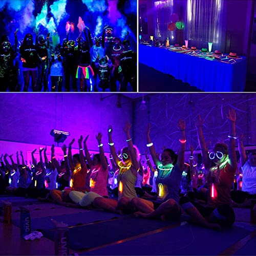 36W 12 Led Black Light Bar, With 360° Adjustable Stand, With Remote Control / 1M Power Cable, Automatic/Voice Control/Strobe/Constant Light