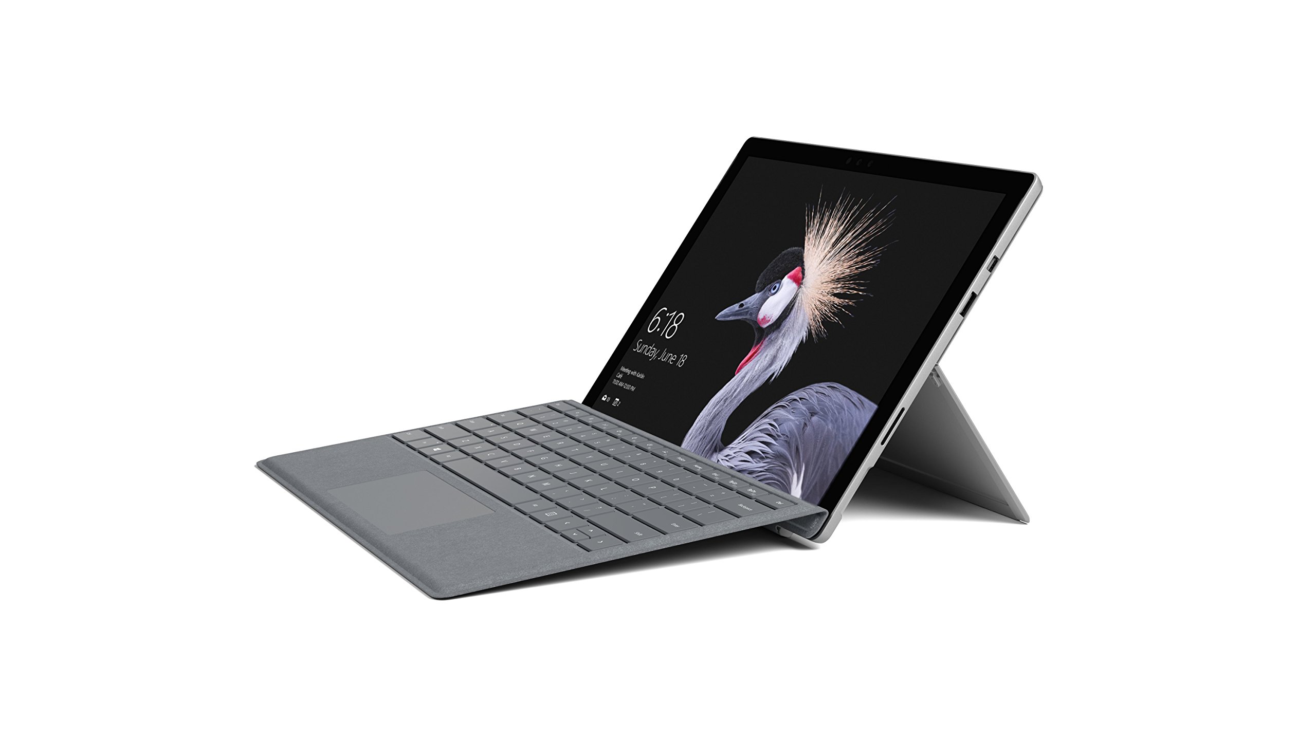 Microsoft Surface Pro 6 12.3 inches 128GB - with Keyboard - Platinum (Renewed)