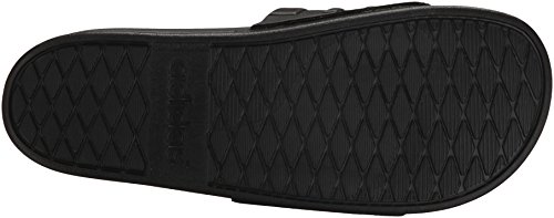 adidas Women's Adilette Comfort Slides Sandal, Black/Black/Black, 5
