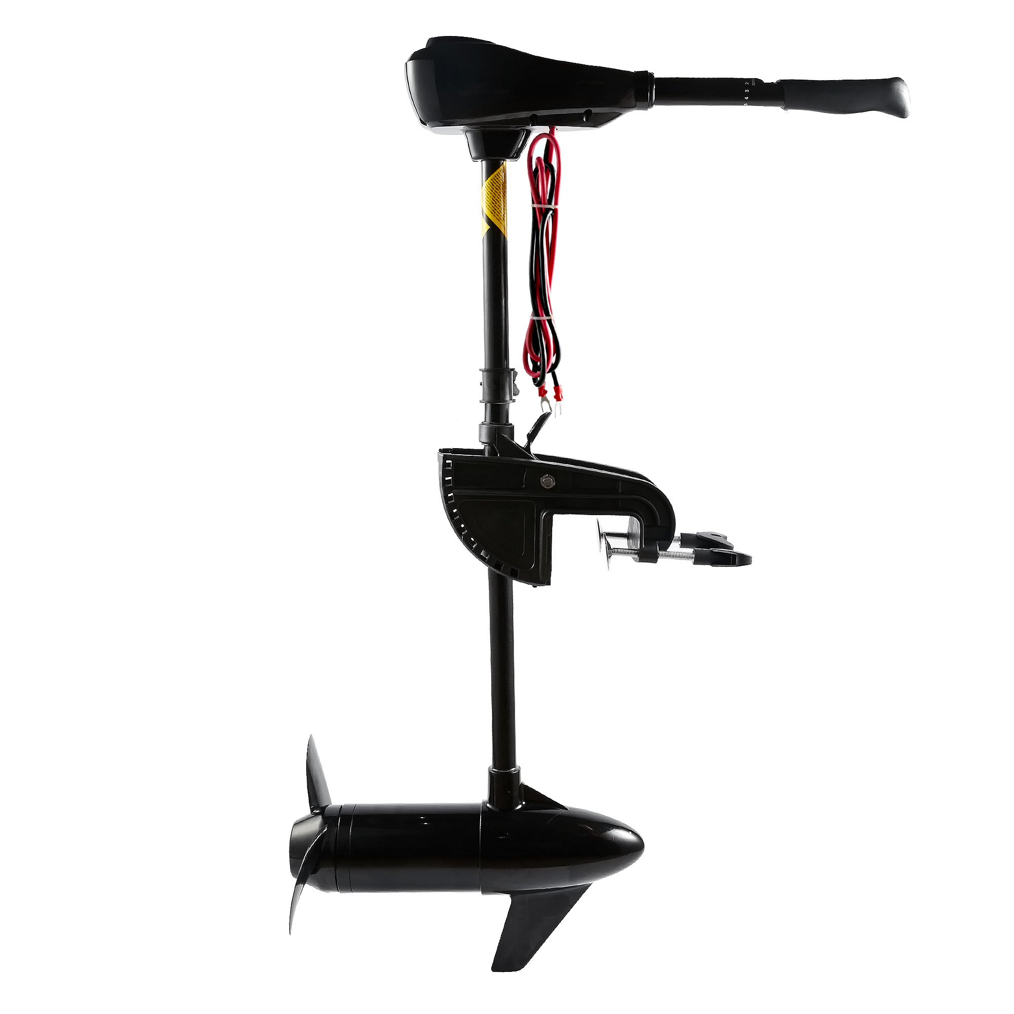 36/40/46/50/55/60/86 LBS Thrust 8 Speed Electric Trolling Motor for Fishing Boats Saltwater Transom Mounted with Adjustable Handle