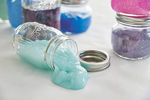 Elmer's 638458774473 Washable Glitter Glue, 6 oz Bottles-6 Colors, Green/Pink/Purple/Red/Yellow/Blue, 36 Fl Oz