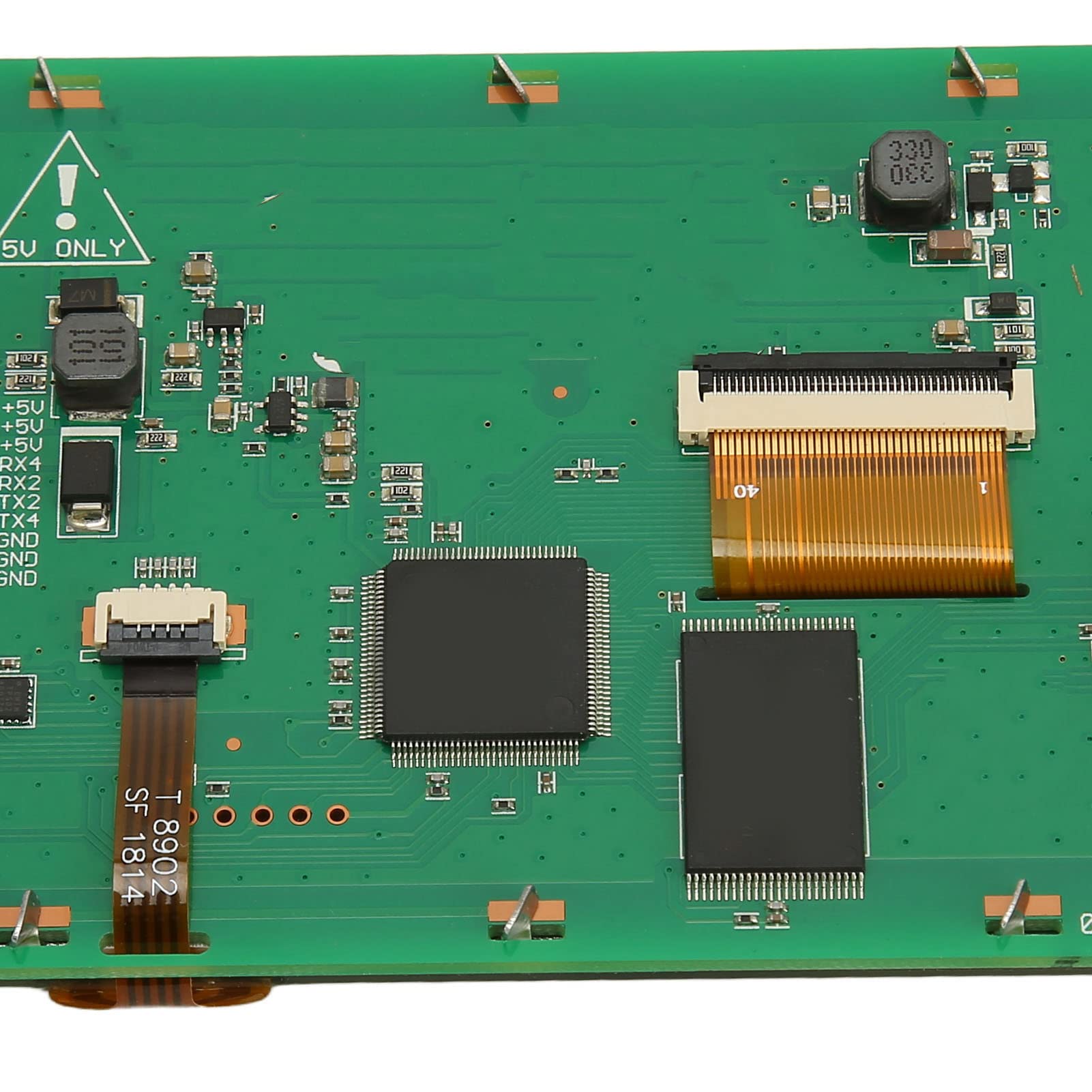 3D Printer Display for CR-10S Pro, 4.3in HD Colour Touch Screen, 180mA 5V 300nit Luminance FCC 10Pin Interface.