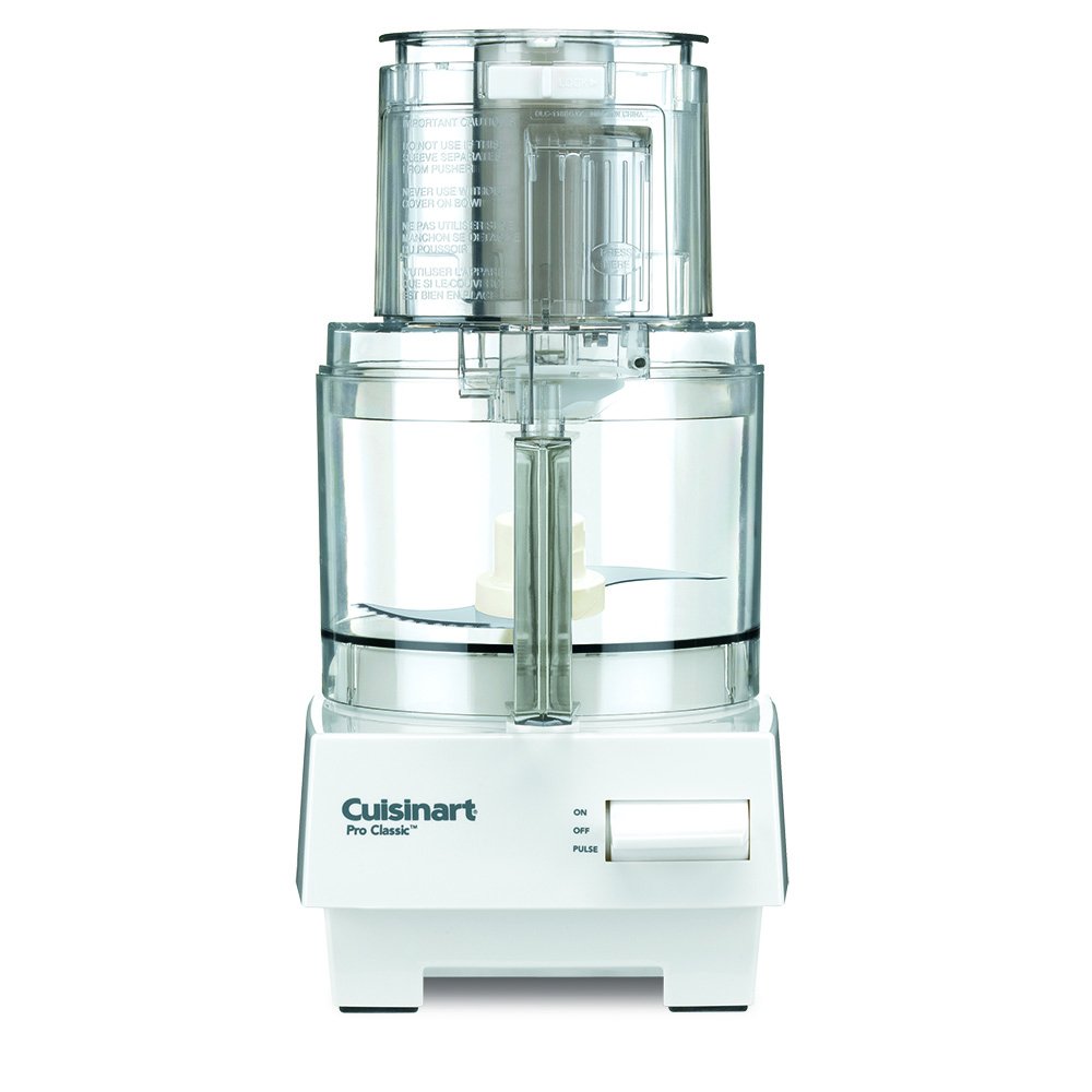 7 Cup Food Processor by Cuisinart, 600-Watt Motor, White, DLC-10SYP1 & DLC-DH Disc Holder, White