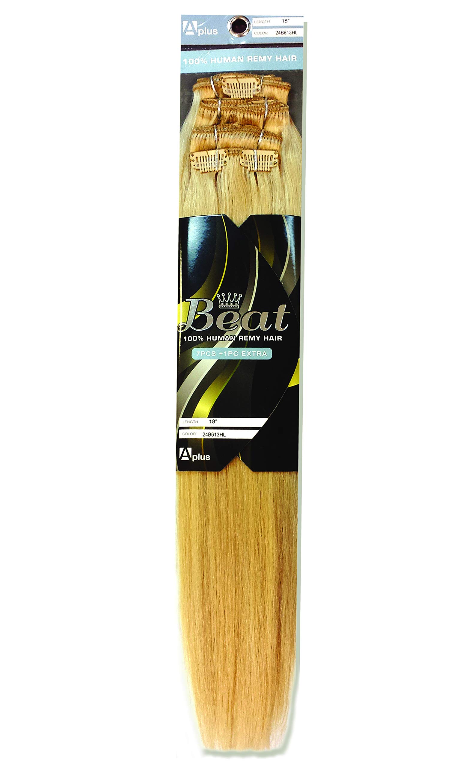 Aplus Beat 100% remy human hair (14", 1B)
