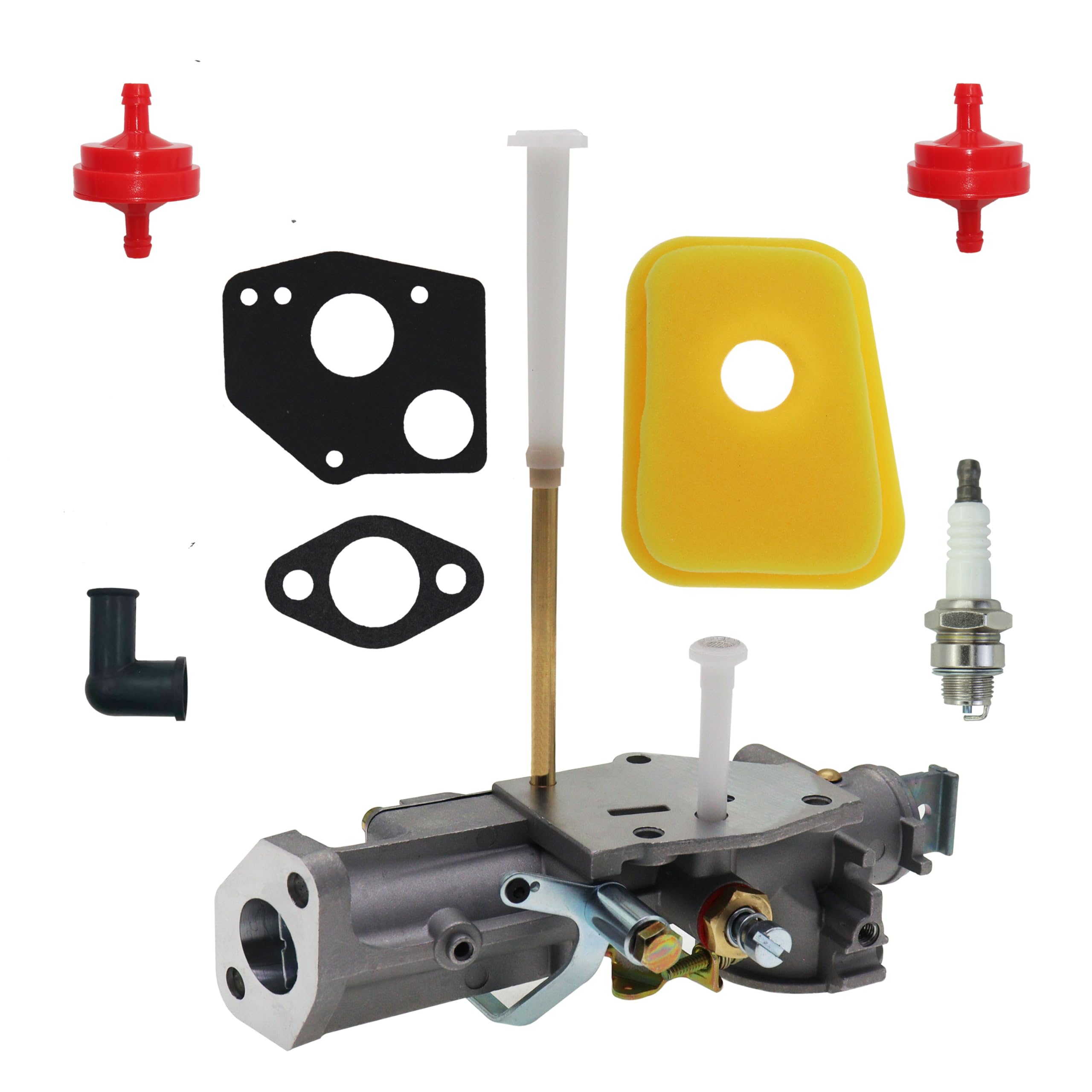 299437 Carburetor for Briggs & Stratton Engine Series 100201, 100202, 130201, 130202 4 Cycle Small Engine Replaces Old 297599 with Air Filter