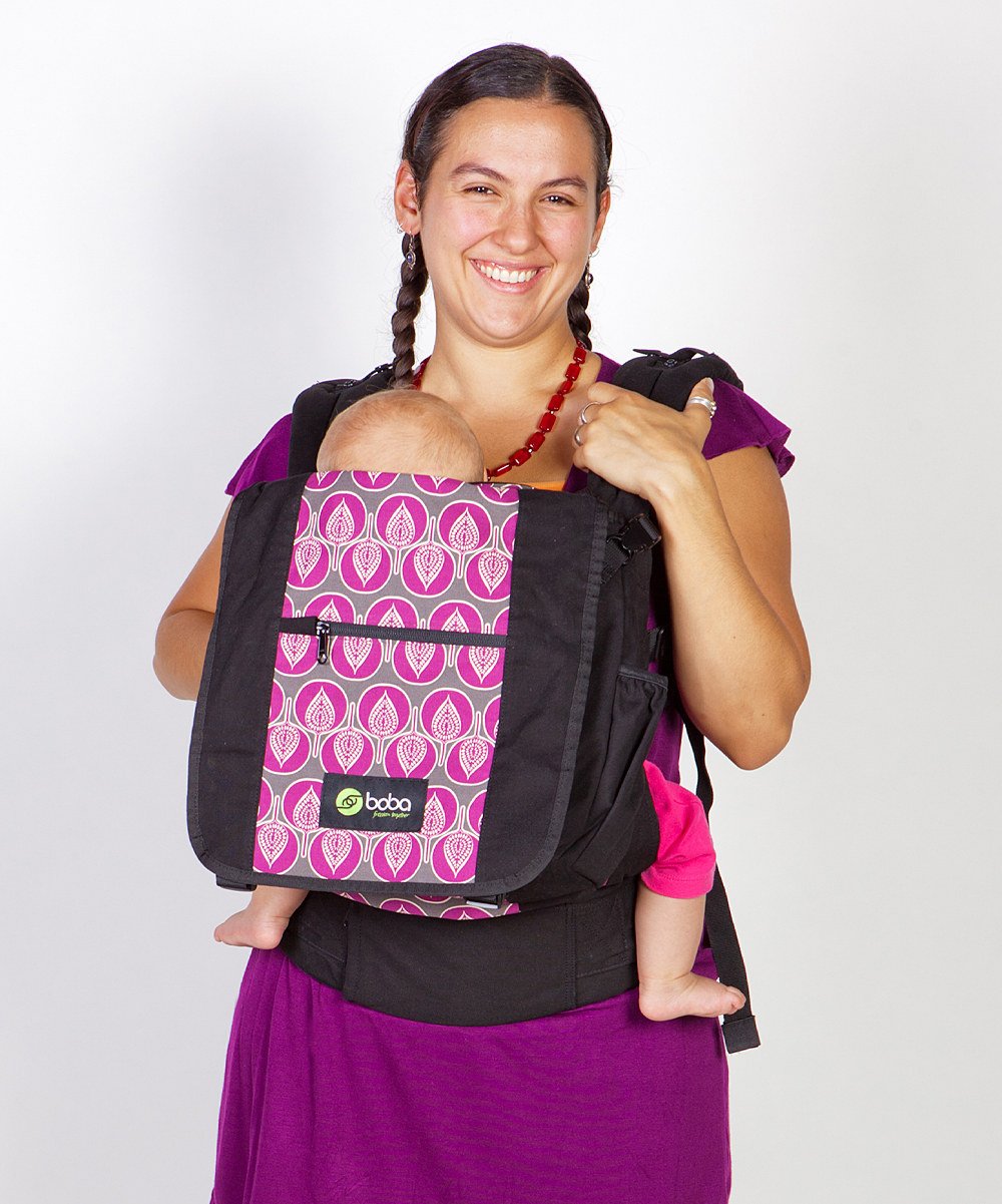 Boba Pack Shoulder Style Diaper Bag Can Attach to New Boba 3g and 4g Carriers Lila