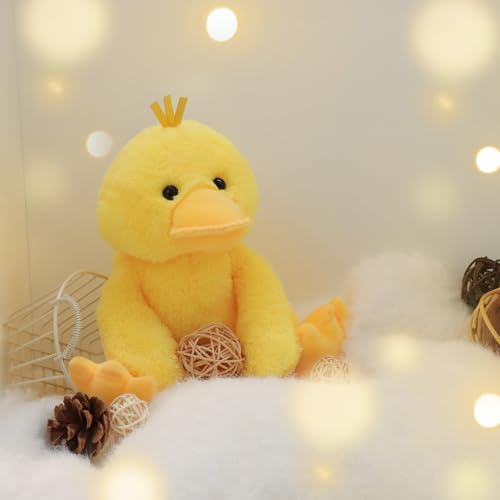 Apricot Lamb Toys Plush Velvet Duck Stuffed Animal Soft Cuddly Perfect for Child (Velvet Duck,8.5 Inches)