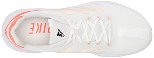 adidas Women's Sl20.2 Running Shoe, White/Halo Blush/Solar Red, 8.5