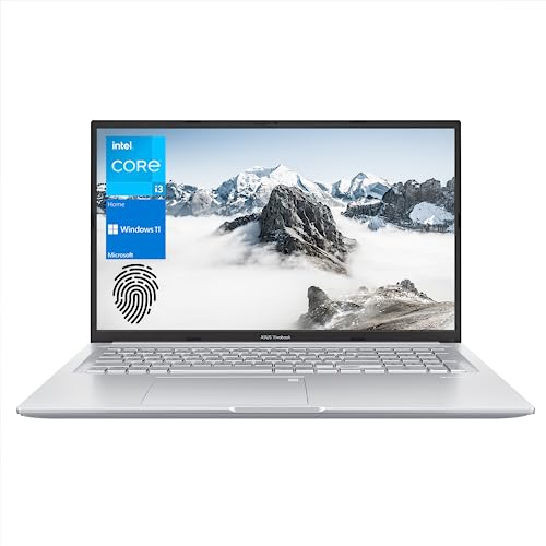 ASUS Vivobook Laptop, Student and Business, 17.3" FHD Display, Intel Core i3-1220P Processor, 16GB RAM, 2TB PCIe SSD, Webcam, HDMI, FP Reader, Wi-Fi 6, Windows 11 Home, KKE Accessories, Silver
