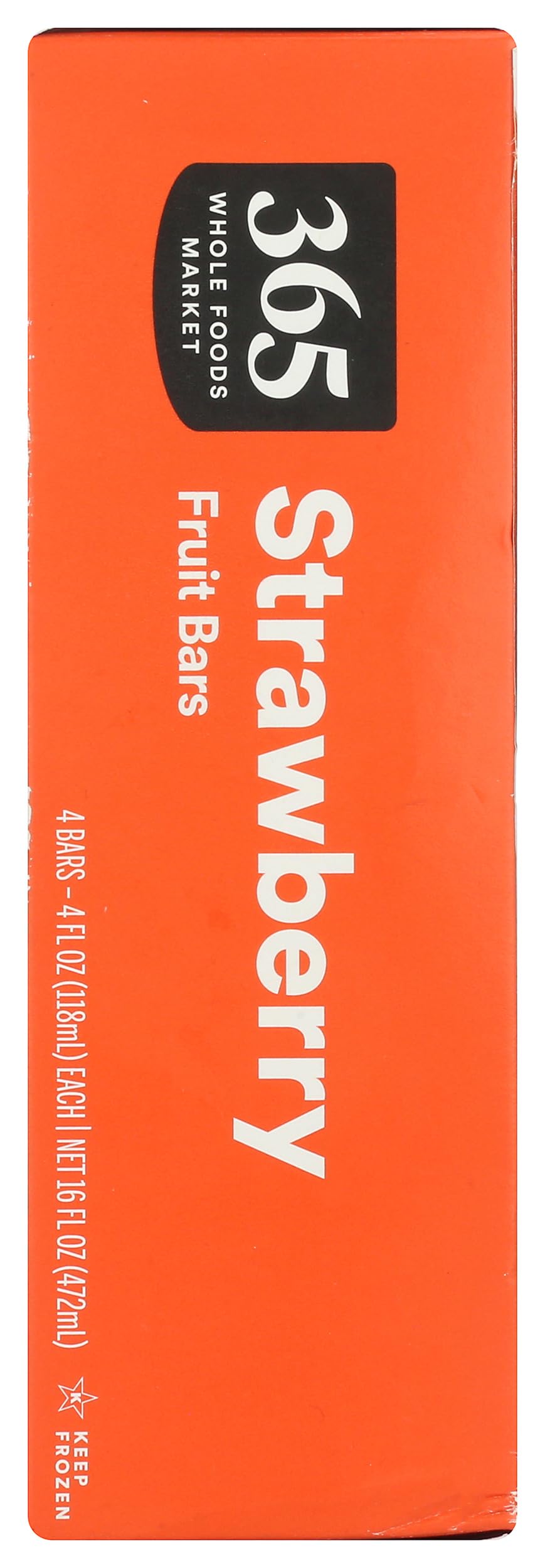 365 by Whole Foods Market, Bar Fruit Strawberry, 16 Fl Oz, 4 Pack