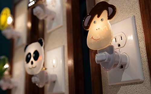 Fused Glass Panda Night Light