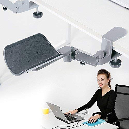 FUZADEL Ergonomic Arm Rest for Desk Rotating Computer Arm Support Office Elbow Rest Arm Pads Hand Rest 360 Degrees Rotatable