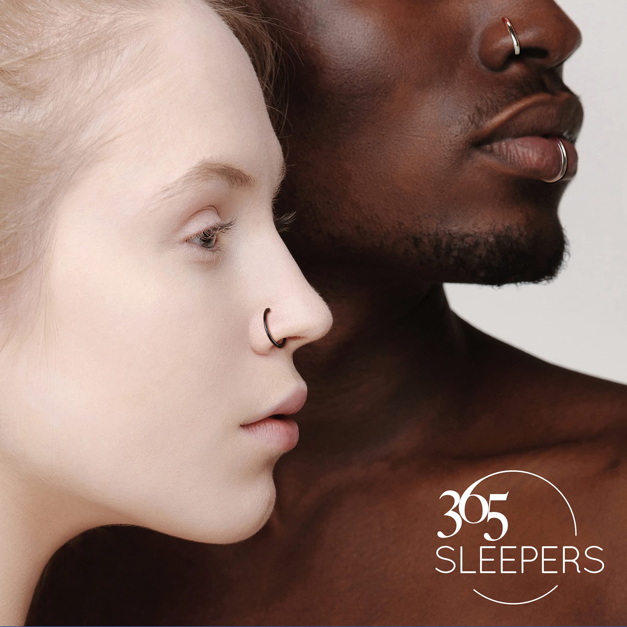 365 SLEEPERS Sterling Silver Hinged Unisex Sleeper Earrings Nose Hoop Segment Ring Hand Made In Australia Nickel Free Hypoallergenic 8mm - 18mm