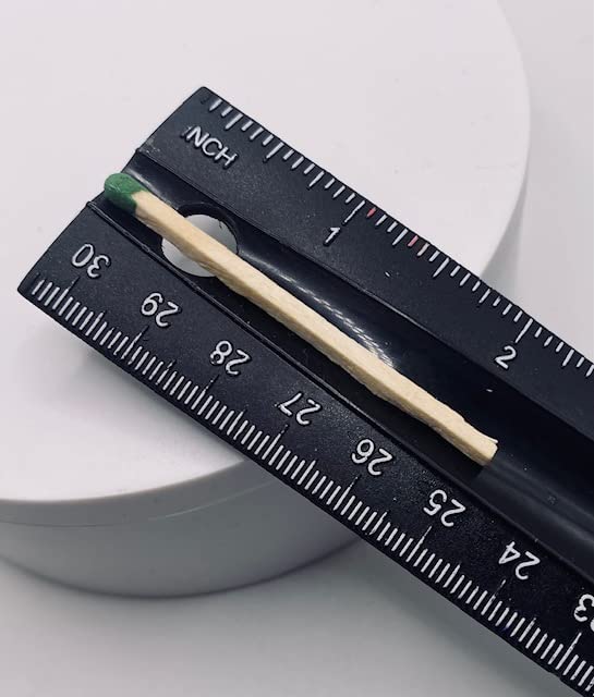 APOTHECARY SAFETY MATCH TWIN PACK W/REUSABLE (40ML) GLASS VIAL(2) WITH CORK LID, 25CT GO GREEN PER VIAL(50)+25CT REFILL=75CT TOTAL